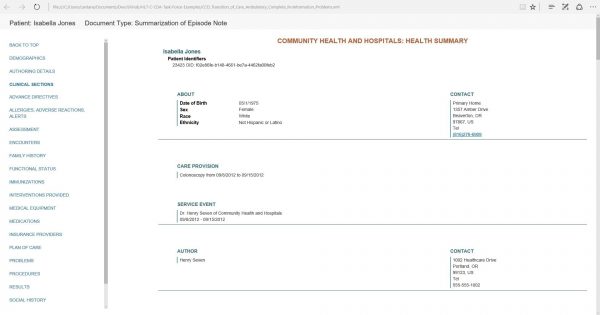 New Public CDA Stylesheet | Lantana Consulting Group: Transforming healthcare through health ...